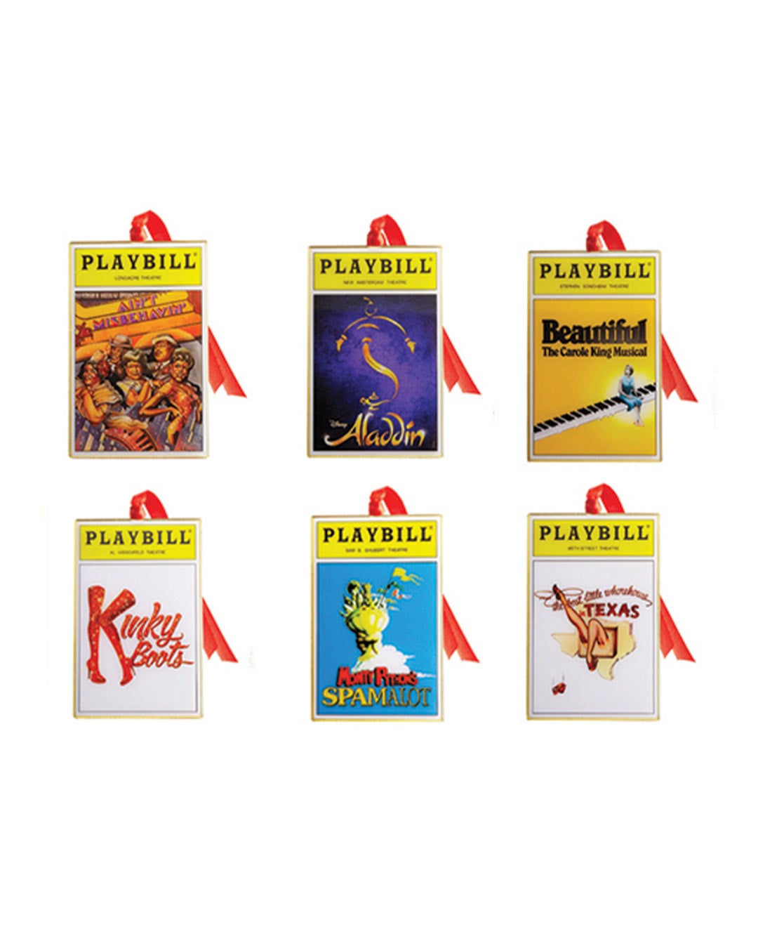 BROADWAY CARES CLASSIC COLLECTION PLAYBILL ORNAMENTS: Volume VII: Set ...